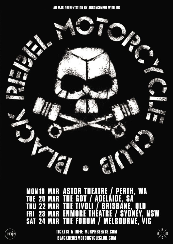 BRMC AUSTRALIA SPRING TOUR! - Black Rebel Motorcycle Club